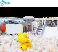 China Customizable Space Themed Indoor Playground Soft Play Maze With Slides for sale
