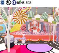 China EN And ASTM Certified Candy Themed Kids Castle Park Indoor Playground for sale