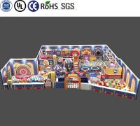 China Custom Candy Themed Indoor Soft Play Children Playground Game Center for sale