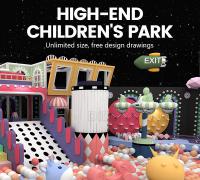 China Kids Paly Zone Area Meranti Theme Children Soft Playground for sale