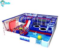 China Entertainment Device Manufacturer PVC  Snow Theme Kids Indoor Playground for sale