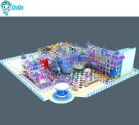 China Adorable Style Artfully Designed Kinds Of Color Indoor Playground Castle Theme for sale
