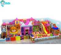China Cute Style Diverse Color Choose Kids Amusement Park Castle Theme Pvc Material for sale