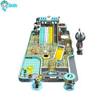 China Children Indoor Playground Amusement Park Cool Space Theme for sale