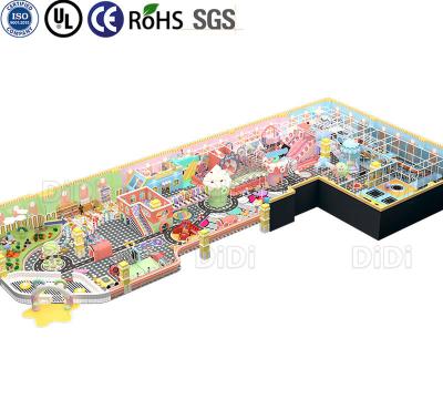 China Children Playhouse Inexpensive Indoor Playground Cute Style Fairy Tale for sale