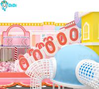 China Lovely Style Kids Role Play Trampoline Park Custom Theme Indoor Play Set for sale