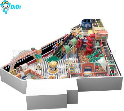 China Indoor Large-Scale Themed Naughty Castle Children'S Playground Trampoline Slide for sale