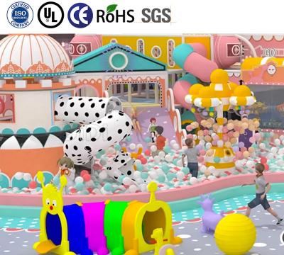 China Customizable Theme Diversified Attractive Macaron Style Kids Play Area for sale