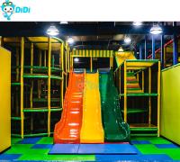 China Indoor Amusement Park Trampoline Park Plastic Slide Equipment For Children for sale