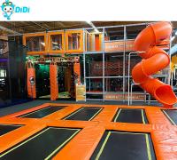 China Colorful Large Indoor Playground Children'S Theme Park With Slides And Ball Pits for sale