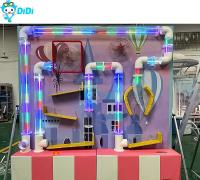 China Playground Equipment Kids Interactive Science Ball Wall Indoor Playground Pipe Toys for sale