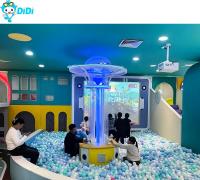 China Customized Soft Play Equipment Physical Balls Fly Ball Shower Ball Blaster For Kids for sale