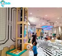 China Interactive Ball Wall Kids Activity Wall Games Wall-Mounted Ball Maze Indoor Playground for sale