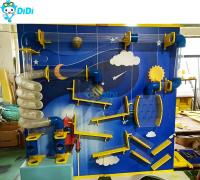 China Indoor Playground Sliding Ball Game Wall And Interactive Wall Children Game for sale