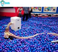 China 220V Ball Pool Pit Dry Washing Plastic Ocean Indoor Playground Cleaning Machine for sale
