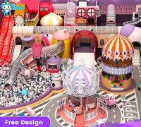 China Children'S Center Comfortable Indoor Soft Playground With Colorful Soft Toys Soft Slide for sale