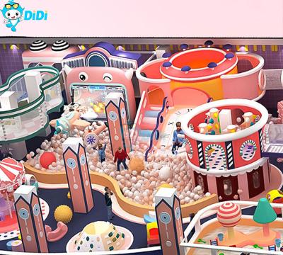 China Indoor Playground With Big Slides Indoor Park Indoor Children Soft Play Equipment for sale