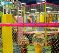 China Business Baby Kids Pretend Play Sand Pool Indoor Playground With Slides for sale