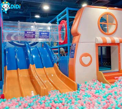 China Commercial Indoor Playground Equipment With Donut Slide  Soft Play Center for sale