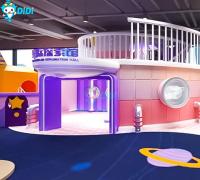 China Commercial Indoor Playground With Hilarious Ball Pit Slide And Exciting Obstacle for sale