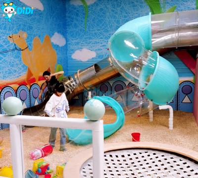 China Commercial Indoor Playground With Hilarious Ball Pit Slide And Exciting Obstacle for sale