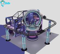 China 360 Degree Flying Bike Ride Light Wheel Swing Machine For Backyard Amusement Park for sale