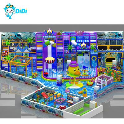 China Didi Ocean Theme Indoor Playground for Kids with Carousel and Whirligig for sale