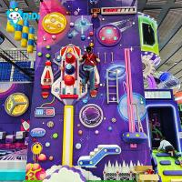 China Custom Sweet Color Themed Indoor Playground for Kids with Wooden Slide and Ball Pit for sale