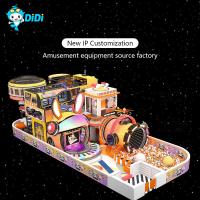 China Rabbit Theme Indoor Playground with Slide and Interactive Wall Games for 100+ Kids for sale