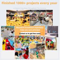 China Rabbit Theme Indoor Playground with Slide and Interactive Wall Games for 100+ Kids for sale