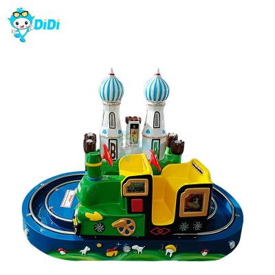 China Coin Operated Round Castle Mini Train Rides for Indoor Amusement Park 155KG 300W for sale