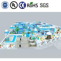 China Didi Snow Themed Naughty Castle Kids Indoor Playground with PVC Slide and Ball Pit for sale
