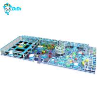 China 100-Passenger Ice Theme Indoor Playground for Kids - Customizable Naughty Castle for sale