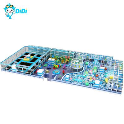 China 100-Passenger Ice Theme Indoor Playground for Kids - Customizable Naughty Castle for sale