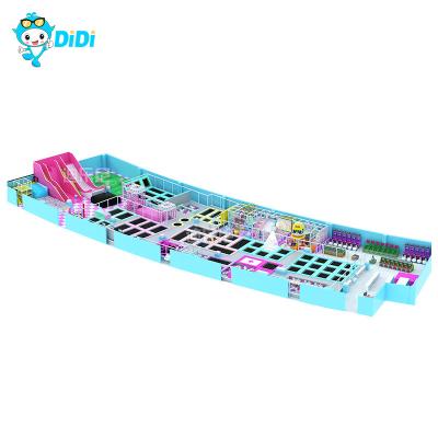 China Customizable Indoor Trampoline Park for Kids with 3D Installation Instructions and 1-5 Years Warranty ISO9001 Certified for sale