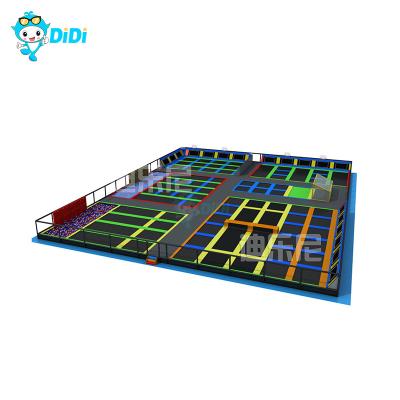 China Factory Direct Sale Stainless Steel Indoor Trampoline Park with Protective Net for Kids and Adults for sale