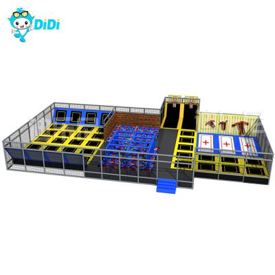 China Indoor Trampoline Park for Kids with 3+ Age 100+ Passenger Capacity and 200+ Max Capacity for sale