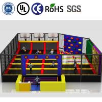 China Large Capacity PVC Trampoline Park Equipment for Commercial Indoor Use with Customizable Options for sale