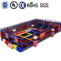 China Indoor PVC Trampoline Park with Stainless Steel Frame and 1-5 Years Warranty for Kids Playground for sale