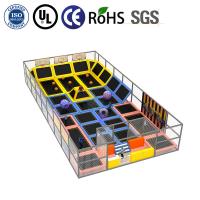 China Large Capacity Indoor Trampoline Park with Stainless Steel Frame and 1-5 Years Warranty for Kids for sale