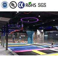 China Large Capacity Indoor Trampoline Park with Stainless Steel Frame and 1-5 Years Warranty for Kids for sale