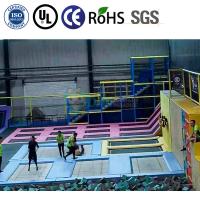 China Large Capacity Indoor Trampoline Park with Stainless Steel Frame and 1-5 Years Warranty for Kids for sale