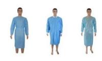 China Breathable Disposable Medical Gowns , Microporous Disposable Isolation Gowns for sale