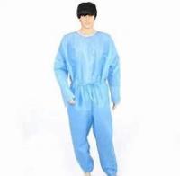 China Light Weight Custom Doctor Gowns Protective Suit Disposable Polypropylene Coverall for sale
