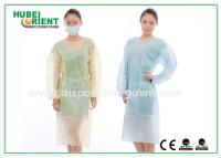 China Elastic Cuff Medical Disposable Hospital Gowns CE / ISO13485 / ISO9001 for sale