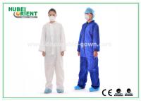 China PP Non - Woven Disposable Medical Gowns Without Hood And Feet Cover for sale
