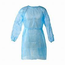 China Anti Virus Isolation Disposable Medical Gowns Nonwoven Cloth With Cap One Piece for sale