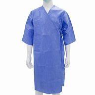 China Lint Free Disposable Patient Gowns For Dust / Bacterial / Virus Invading Prevention for sale