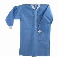 China Protective Clothing PP Disposable Lab Gowns For Women , Disposable Coveralls With Zip for sale