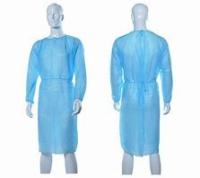 China Eco Friendly Disposable Plastic Gowns For Home Care / Hospital / Beauty Salon for sale